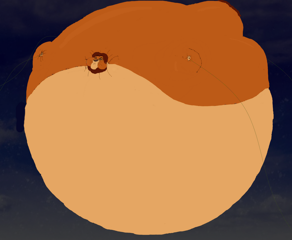 Inflated Simba The Mighty Lion King Bed By Inflationtime On Deviantart
