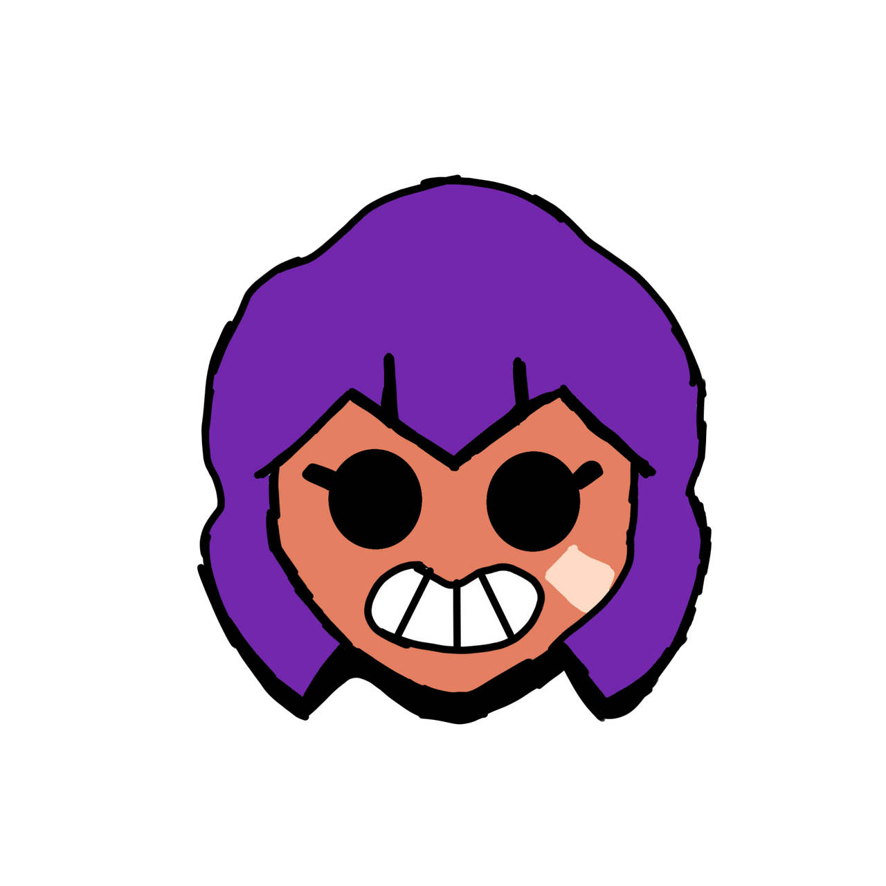 Shelly Normal Pin Png By Brawlstarspng On Deviantart