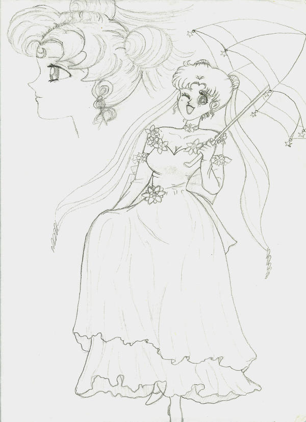 Sailor Moon Fan Art Serena By Sithgens On Deviantart