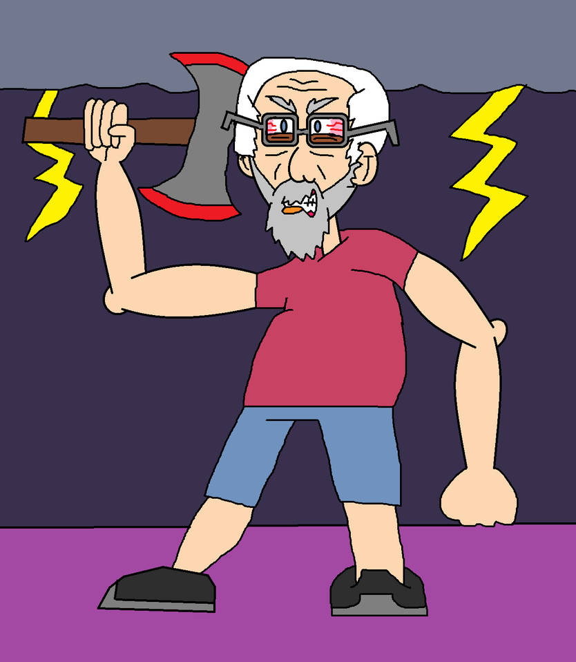 Angry Grandpa By Birdtendo On Deviantart