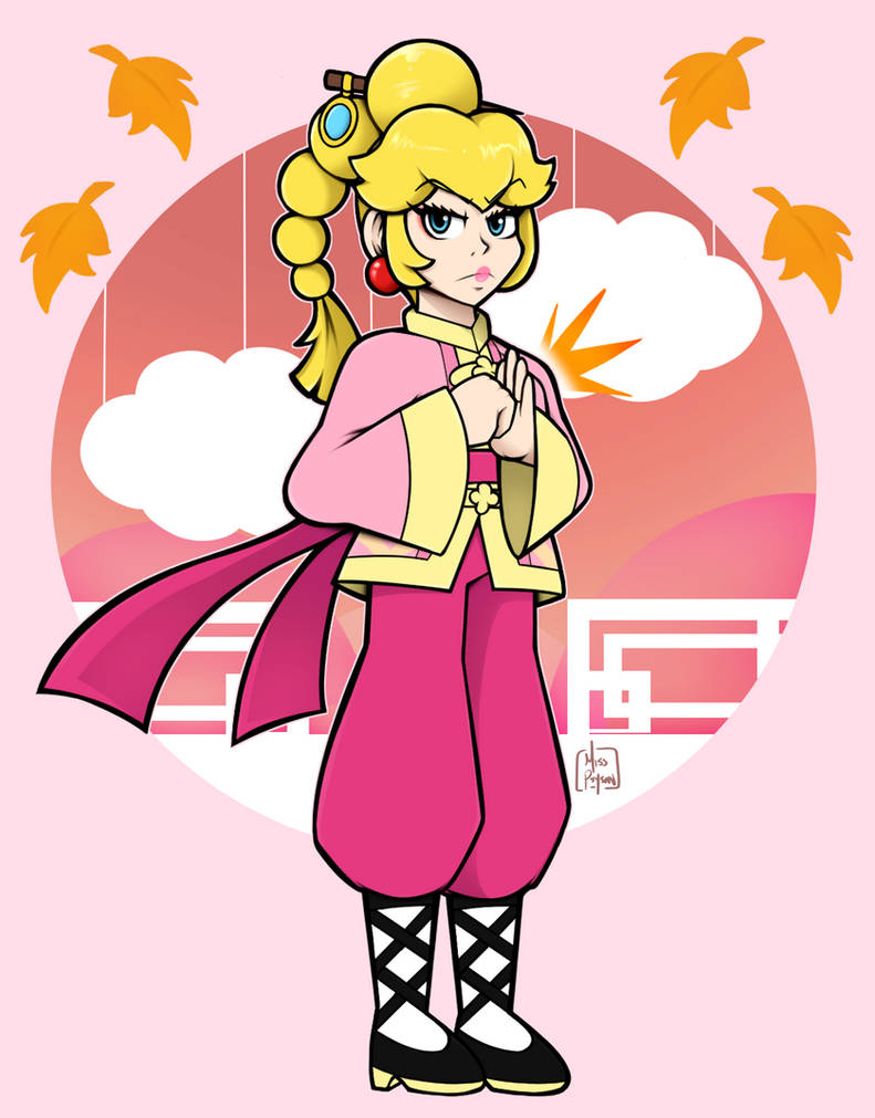 Princess Peach Showtime Kung Fu Pink By Miss Psyson On Deviantart