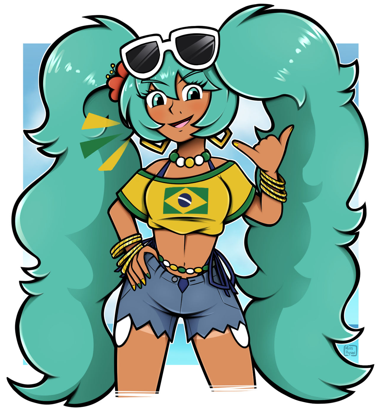 Brazilian Miku By Miss Psyson On DeviantArt brazilian-miku-by-miss-psyson-on-deviantart