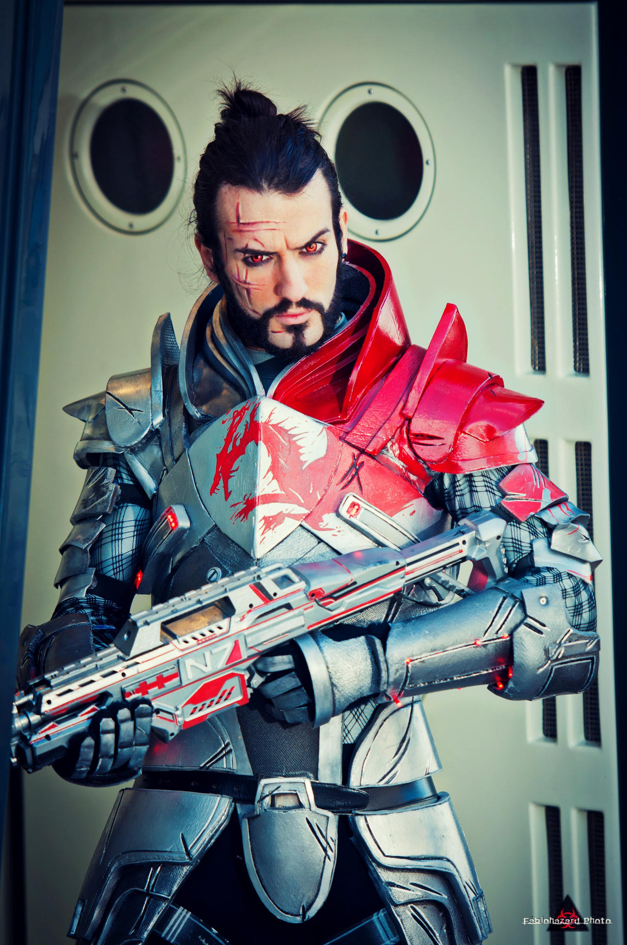 Commander Shepard Happy N7 Day Mass Effect Cos By