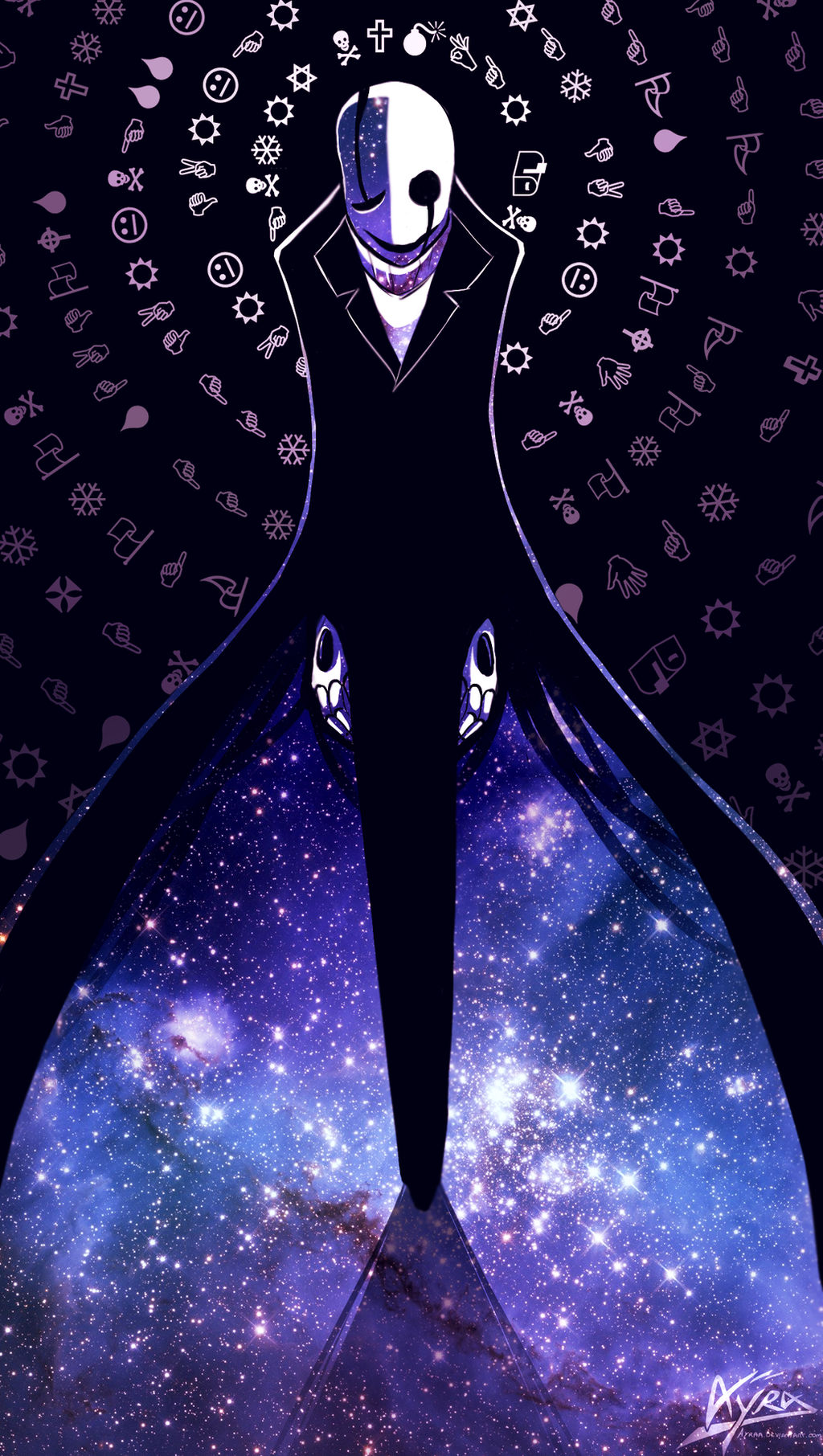 Wd Gaster By Ayraa On Deviantart