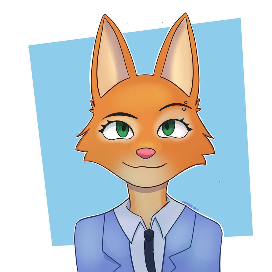 Diane Foxington By Sunriseartuwu On Deviantart