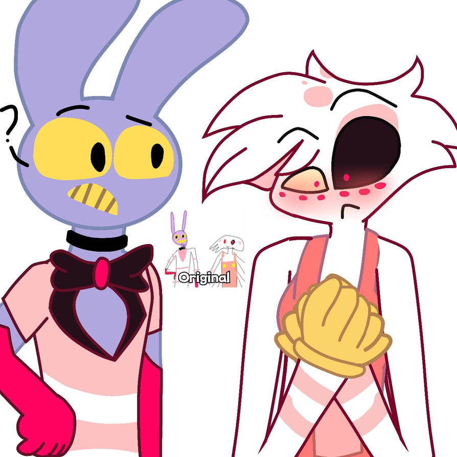 Angel Dust And Jax Swap Clothes By Nonsensefangirlfnf On Deviantart
