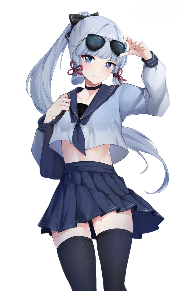 Anime Render Ayaka Genshin Impact By Imayaka On Deviantart