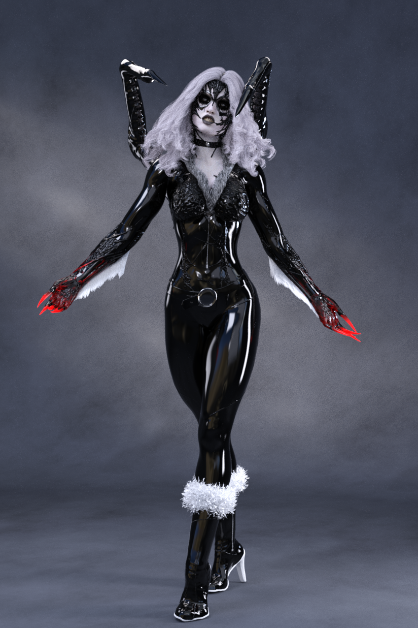 Black Cat Symbiote By Cantraps On Deviantart