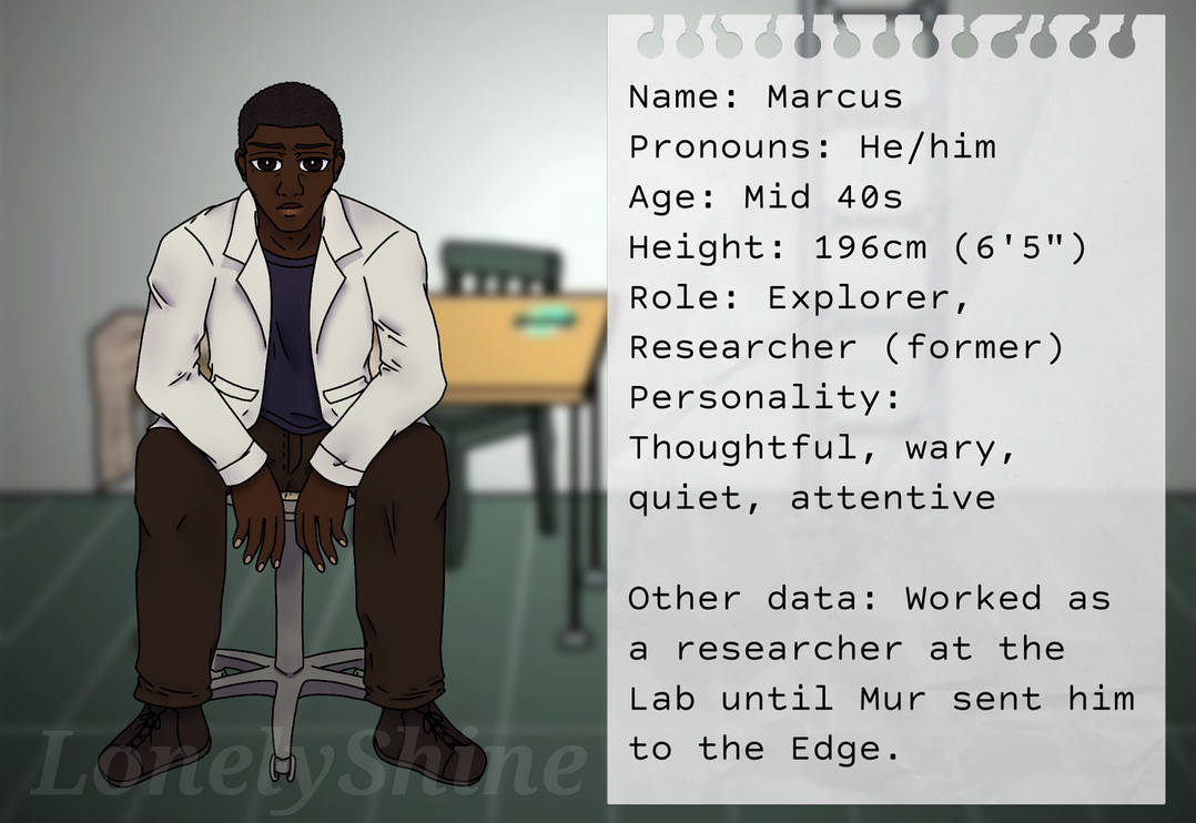 Marcus Character Sheet By Lonelyshine On Deviantart