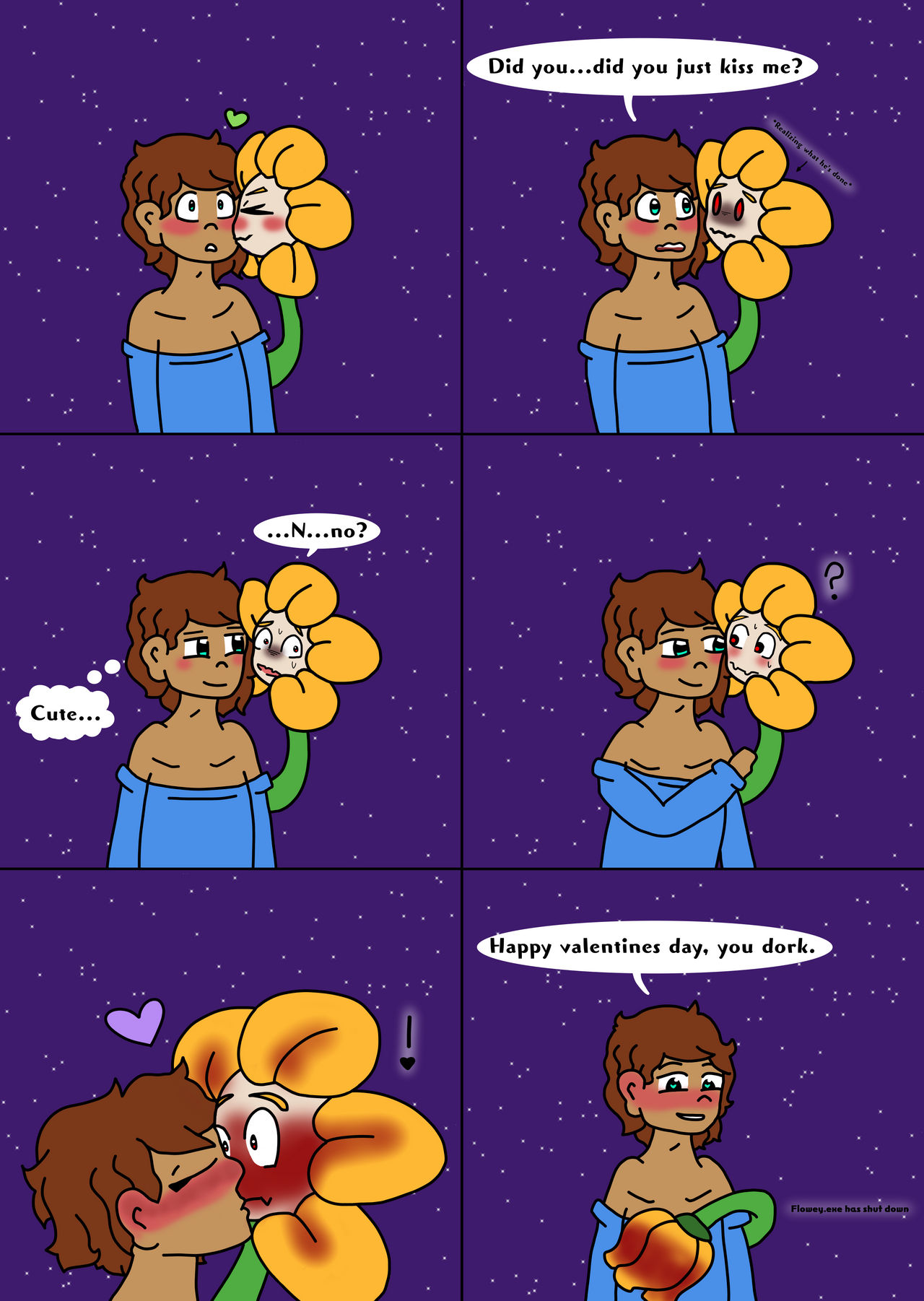 Flowisk Aka Flowey X Frisk On Undertale Ships Deviantart