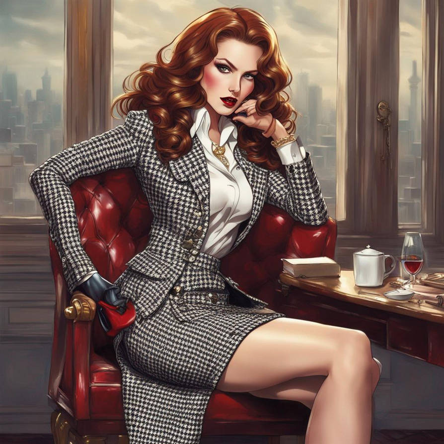 Seductive Villainess Uses Sexy Legs Sexy Face By Skirtkis On Deviantart