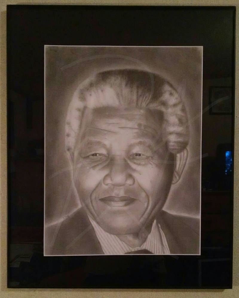 Nelson Mandela 11x15 In 16x20 Frame By Raxrob7 On DeviantArt nelson-mandela-11x15-in-16x20-frame-by-raxrob7-on-deviantart