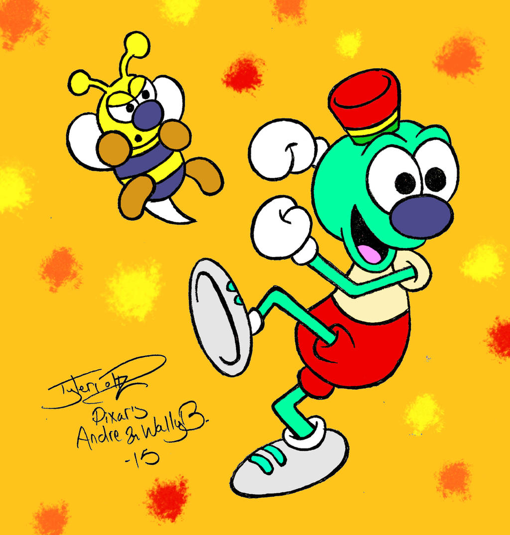Andre And Wally B Pixar Tribute By Voltz Of Lightning On Deviantart