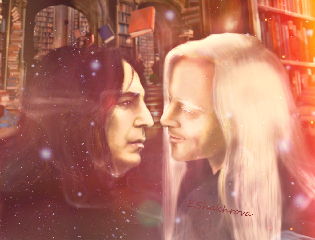 Severus Snape And Lucius Malfoy By Deolas On Deviantart