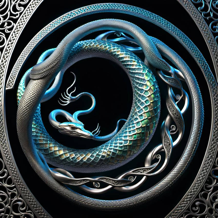Foundation #9 - Artificial ouroboros by DavidLaPiovra on DeviantArt Foundation #9 - Artificial ouroboros by DavidLaPiovra on DeviantArt