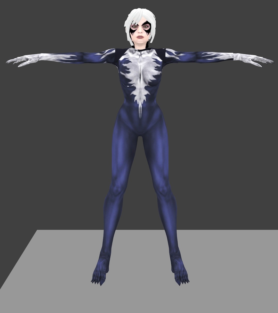 Black Cat Symbiote Body Crossover Front Beta By Trimz006 On Deviantart