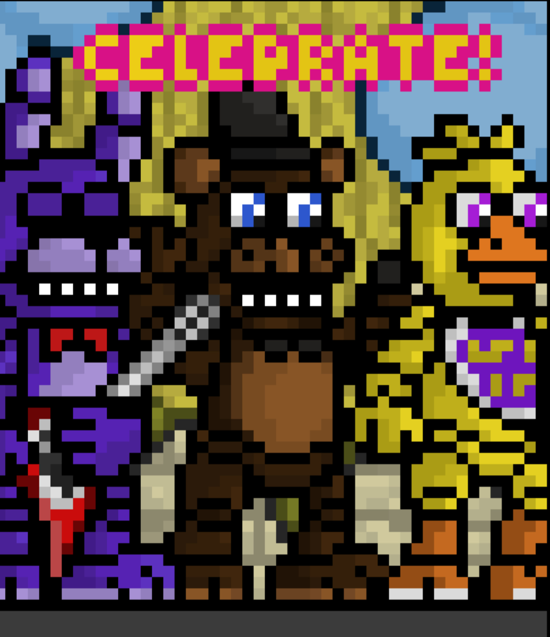 Fnaf Celebrate Poster By Toki2413 On Deviantart