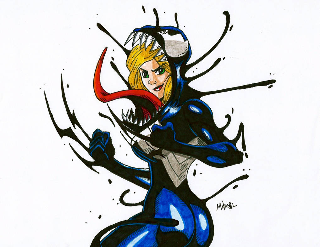She Venom By Mikees On Deviantart