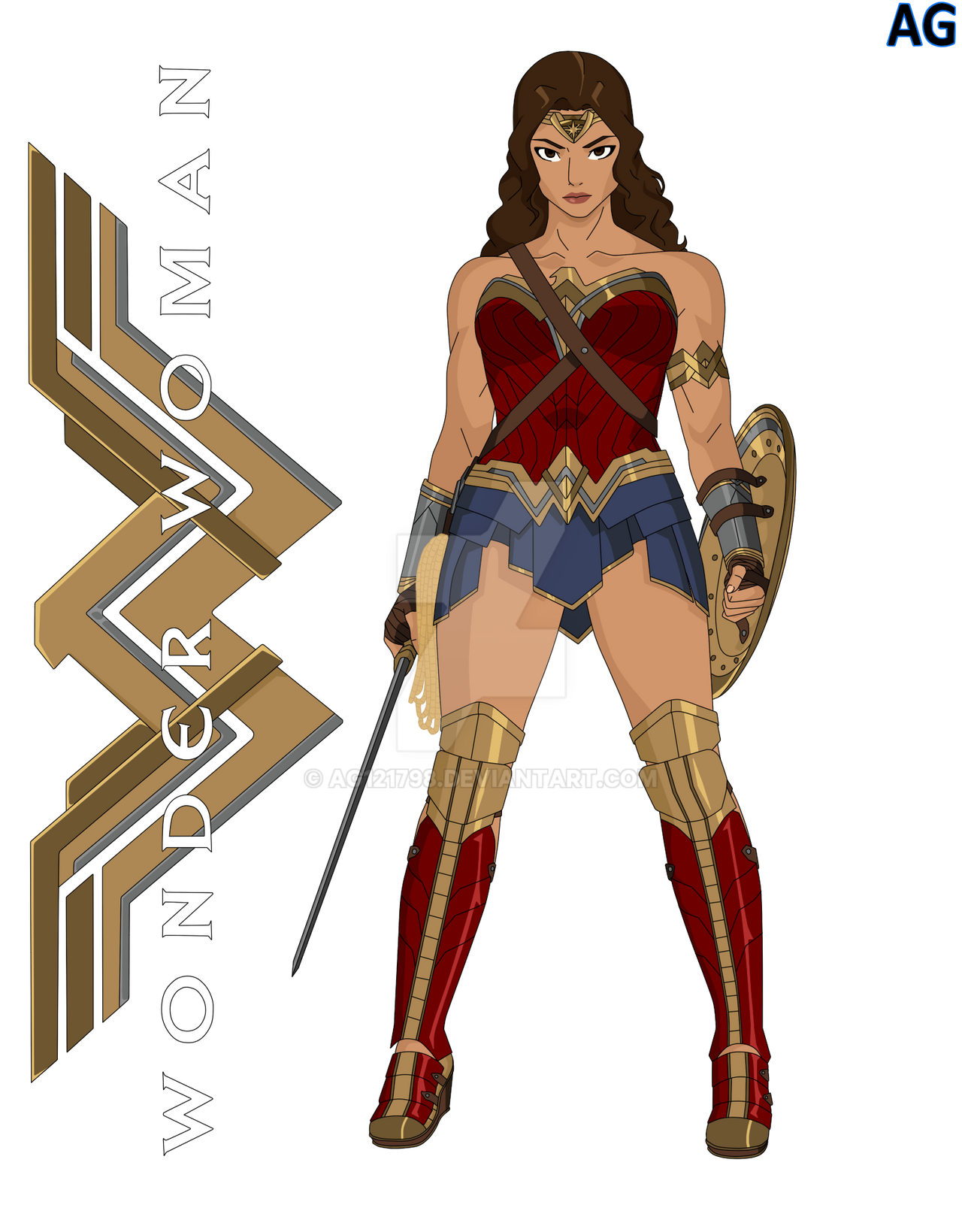 Jl Wonder Woman By Ag121798 On Deviantart