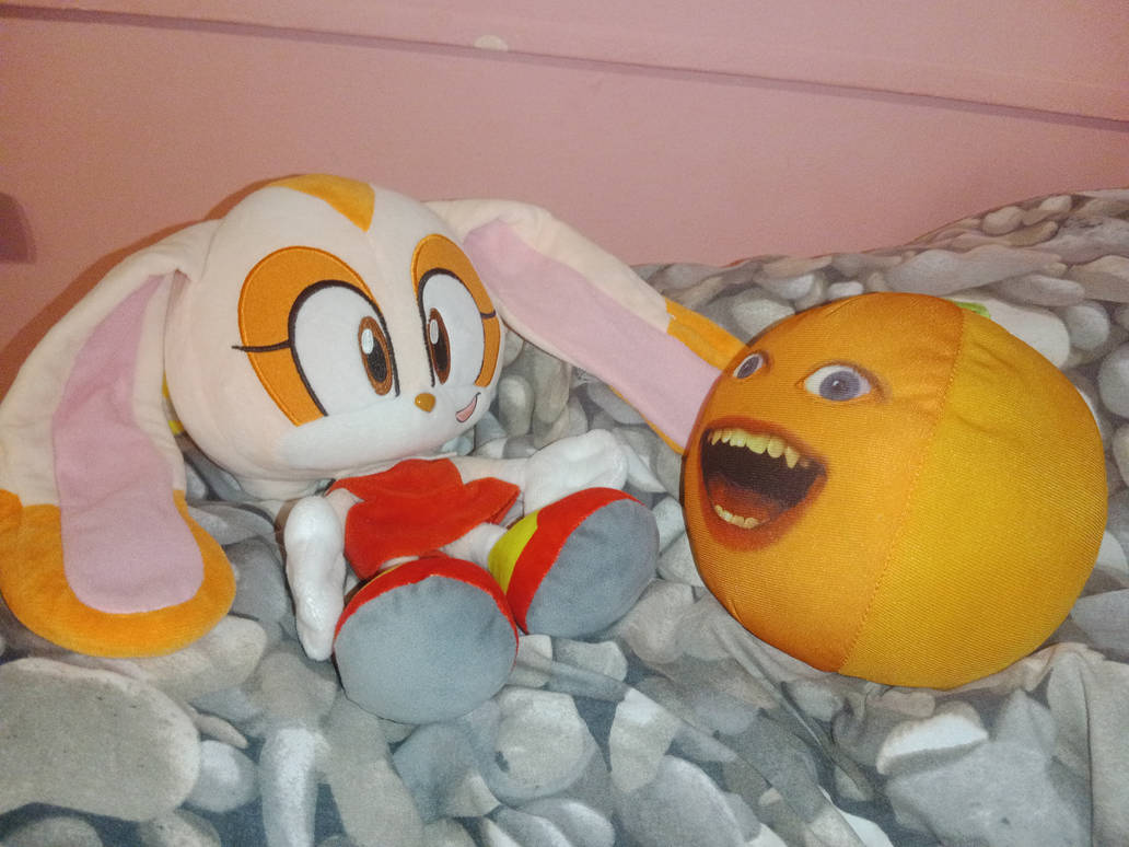 Annoying Orange And Cream The Rabbit By Veru23 On Deviantart