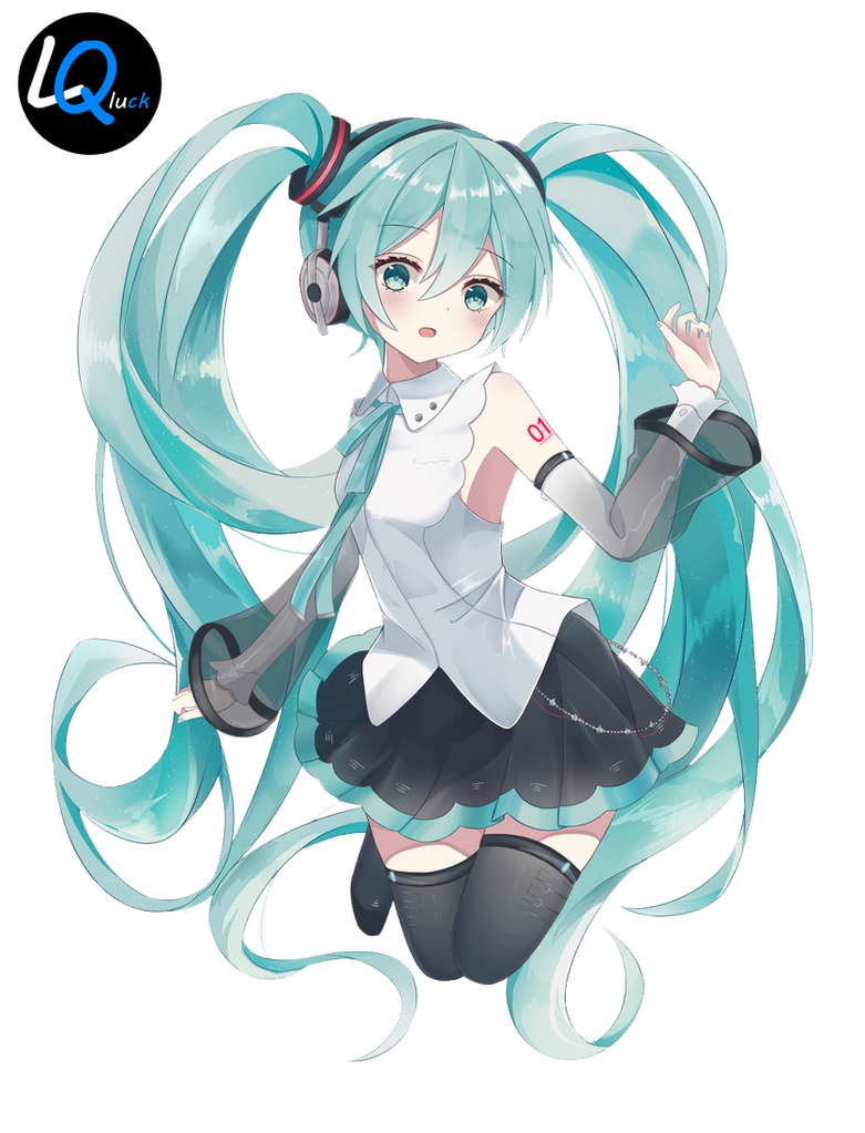 Hatsune Miku Render 12 By Lq Luck By Luki0127 On Deviantart