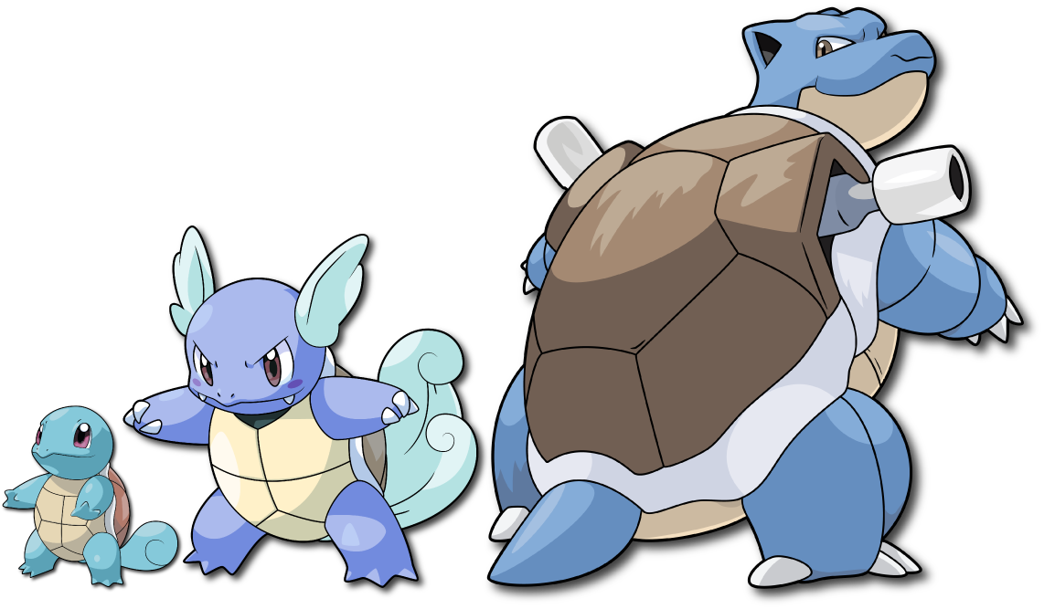 Squirtle - Wartortle - Blastoise by rayo123000 on DeviantArt Squirtle - Wartortle - Blastoise by rayo123000 on DeviantArt