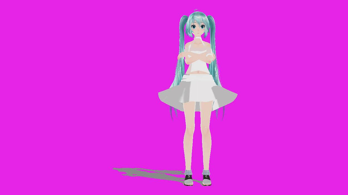 Mmd Miku Model By Zachary001 On Deviantart