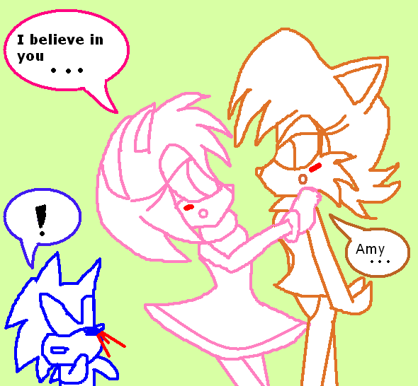 Sally X Amy By Soniccharactersrules On Deviantart