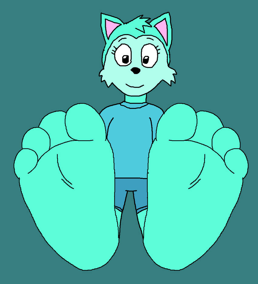 Jennifers Cat Feet Tease By Reverhever4 On Deviantart