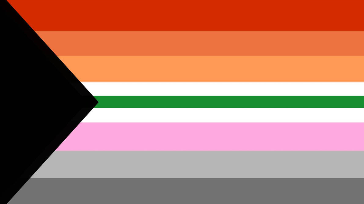 Lesbian Demiromantic Demigirl Flag By 1esbeanie On Deviantart