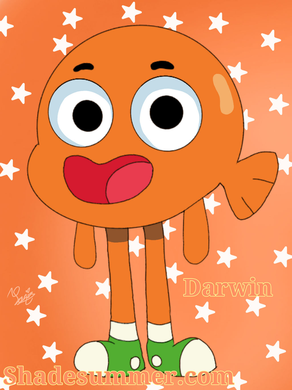 Darwin Watterson By Shadesummer On Deviantart