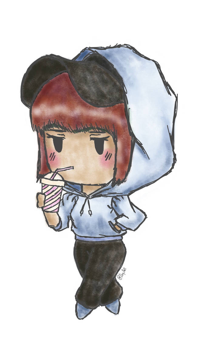 Chibi Con Su Batido By Ilvy Fantastic On Deviantart