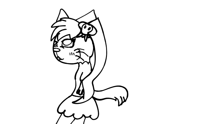 Furrygirl Lineart By Pheonix Stars On Deviantart