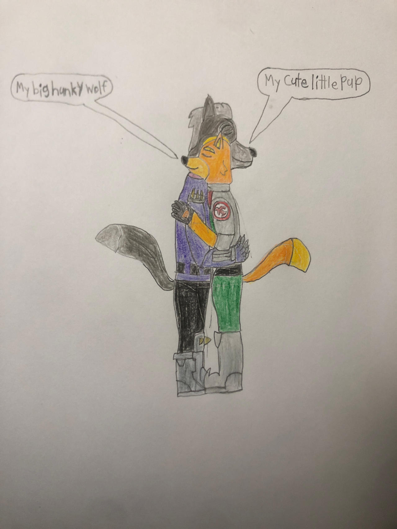Wolfox Embrace By Olivertheplayer On Deviantart