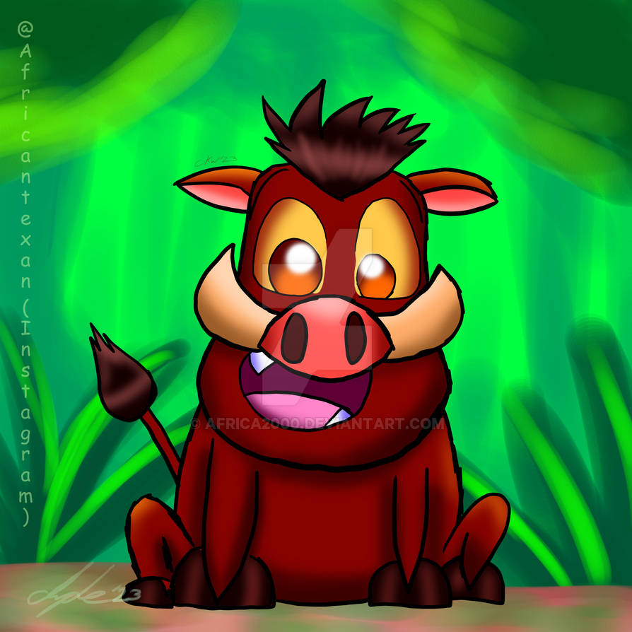 Chibi Pumbaa By Africa2000 On Deviantart