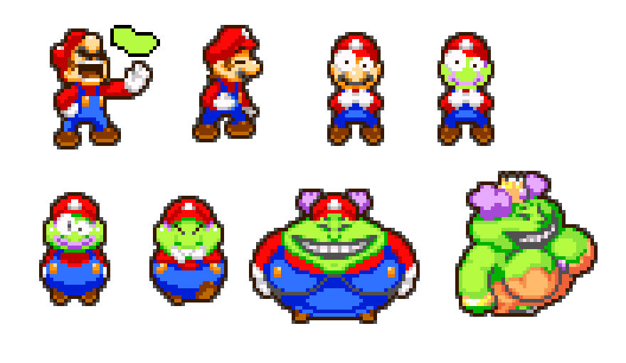 Mario Into Queen Bean By H2olga362 On Deviantart
