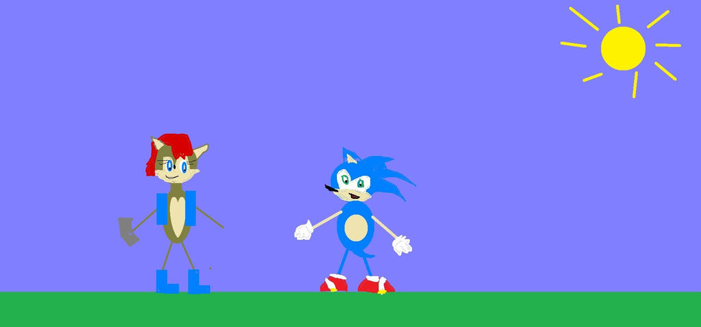 Sally I Sonic By Jakubas18 On Deviantart