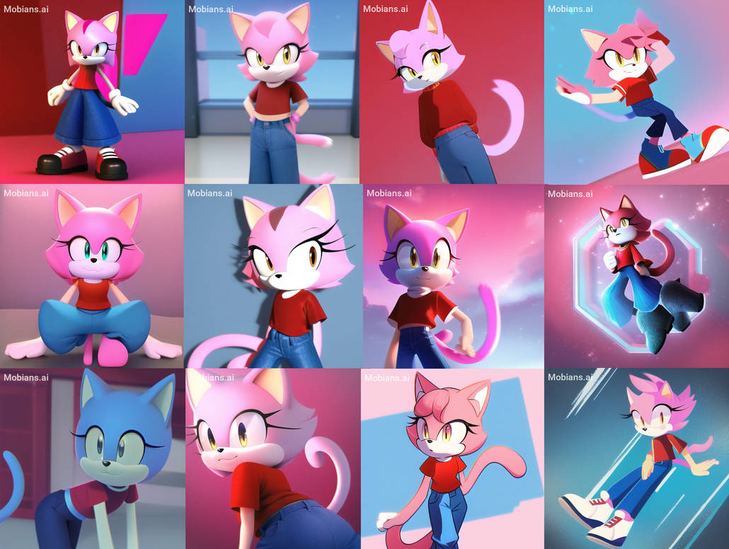 Ai Tries To Make My Oc Collage By Ctrproductions On Deviantart