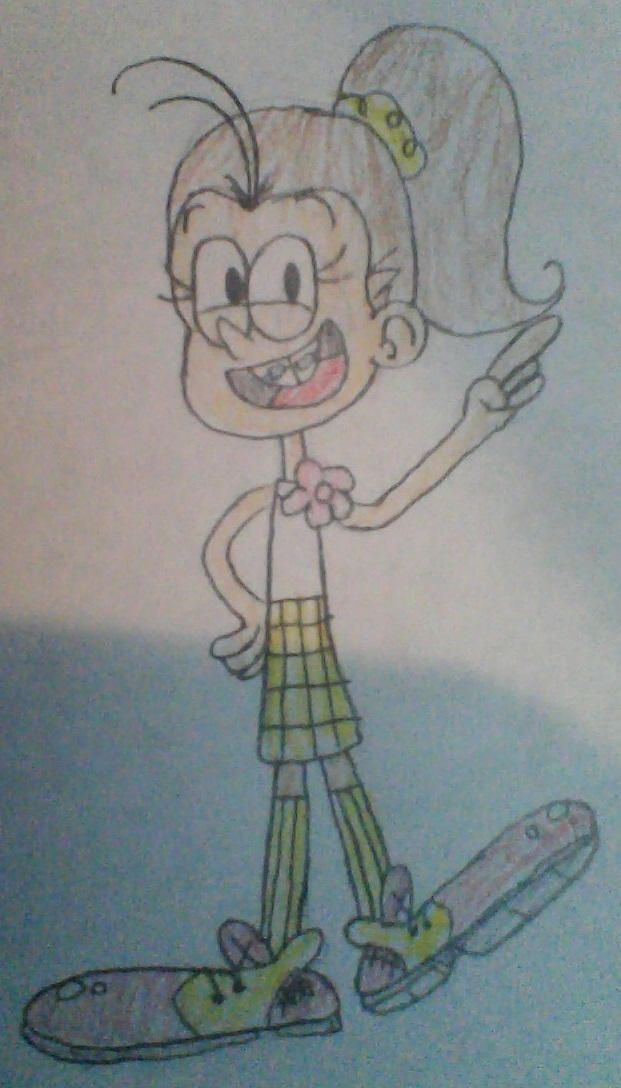 Luan Loud With Clown Shoes By Christi7186463 On Deviantart