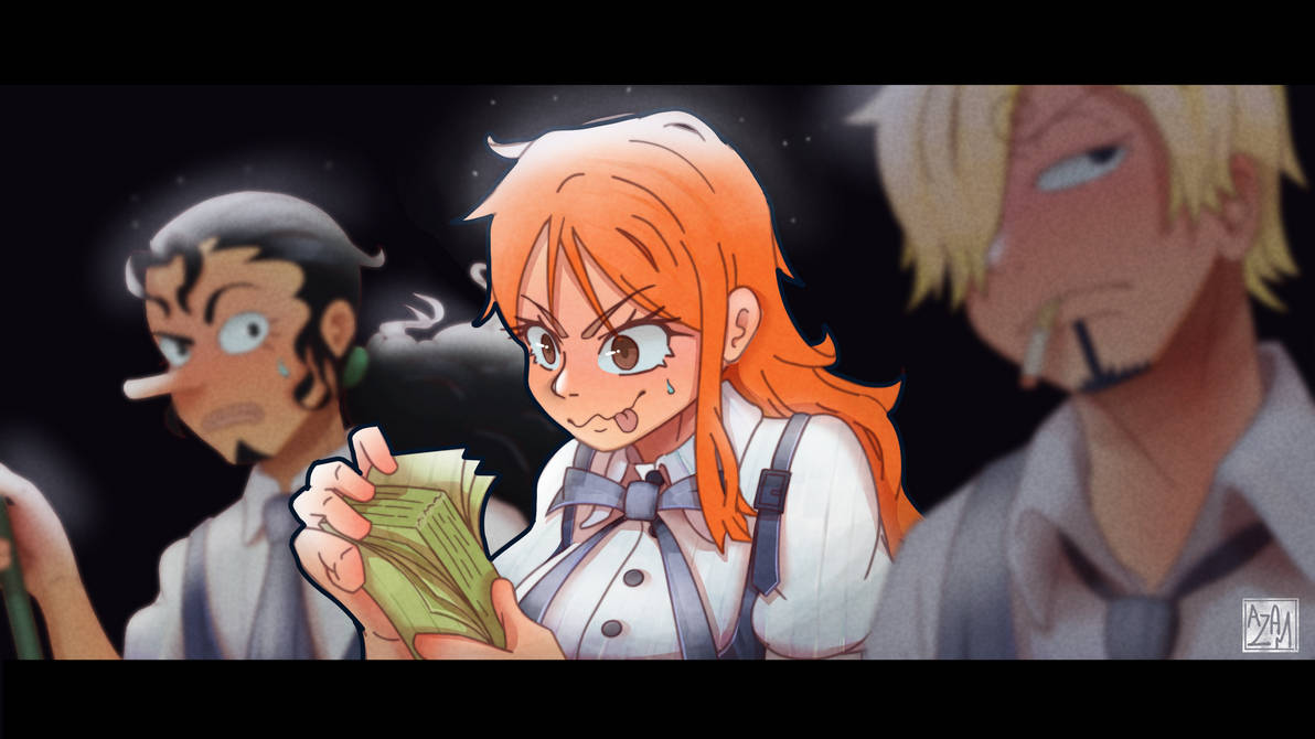 Nami Fanart By Azamuddinmizan18 On Deviantart