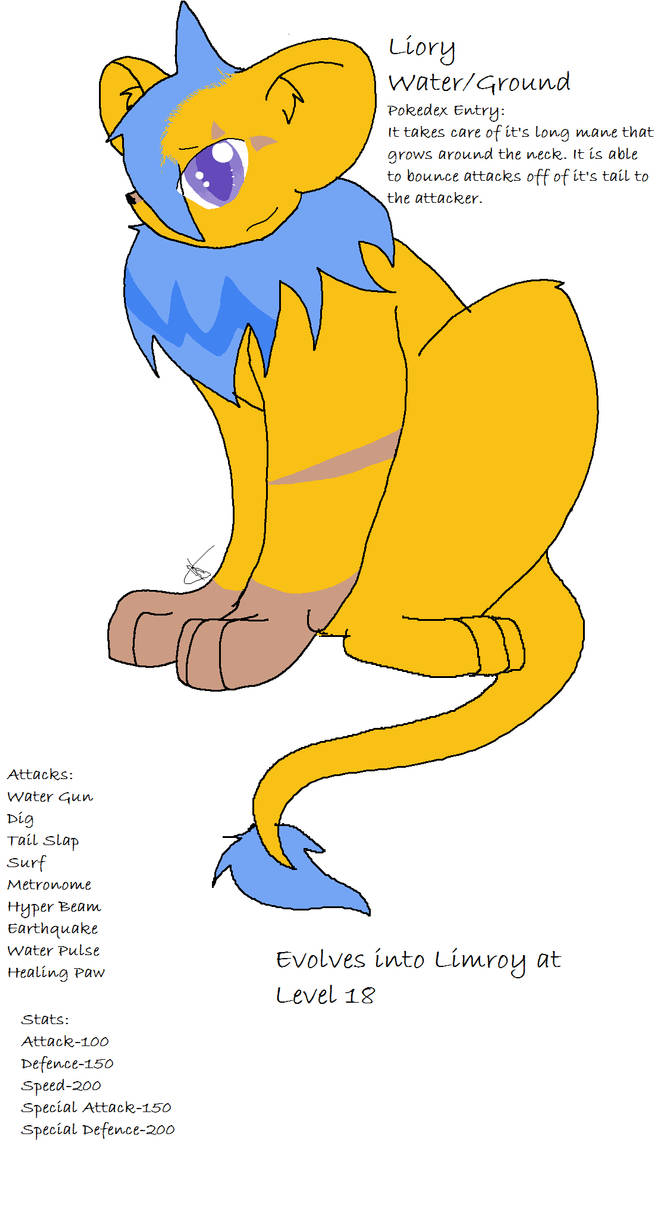 Fakemon Liory By Jk Draws On Deviantart
