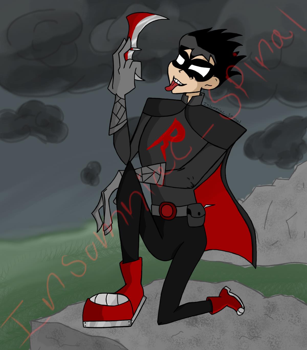 Evil Robin fanart by BreezeyNinja on DeviantArt Evil Robin fanart by BreezeyNinja on DeviantArt