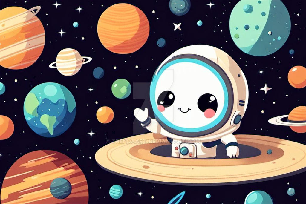 Cute Space Art By Trendaart On Deviantart
