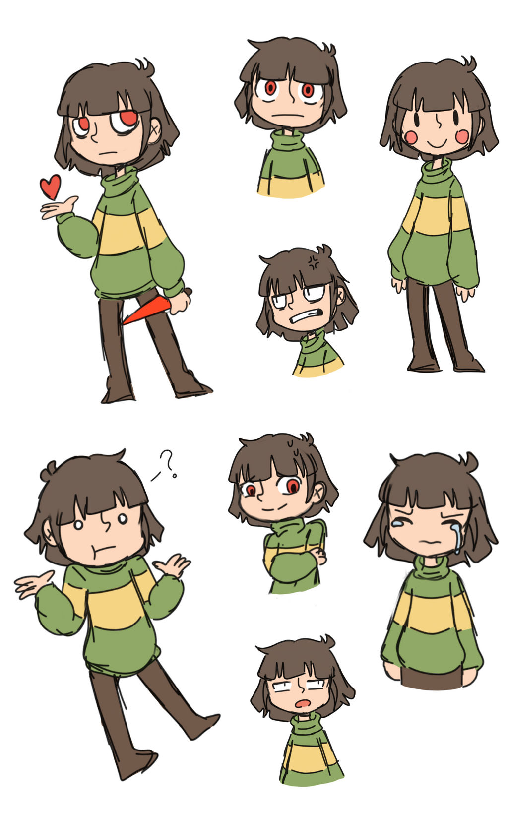 Chara Doodles by beanbagbrianna on DeviantArt Chara Doodles by beanbagbrianna on DeviantArt