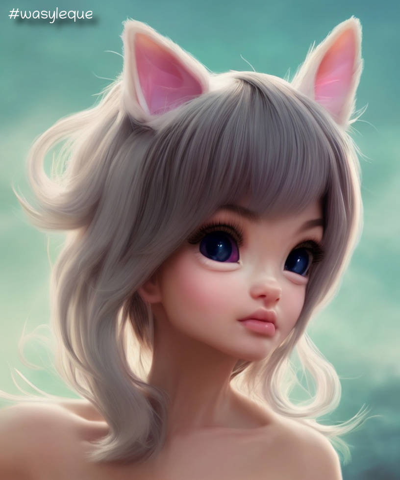Fantasy Cat Ears Girl 7 By Wasyleque On Deviantart