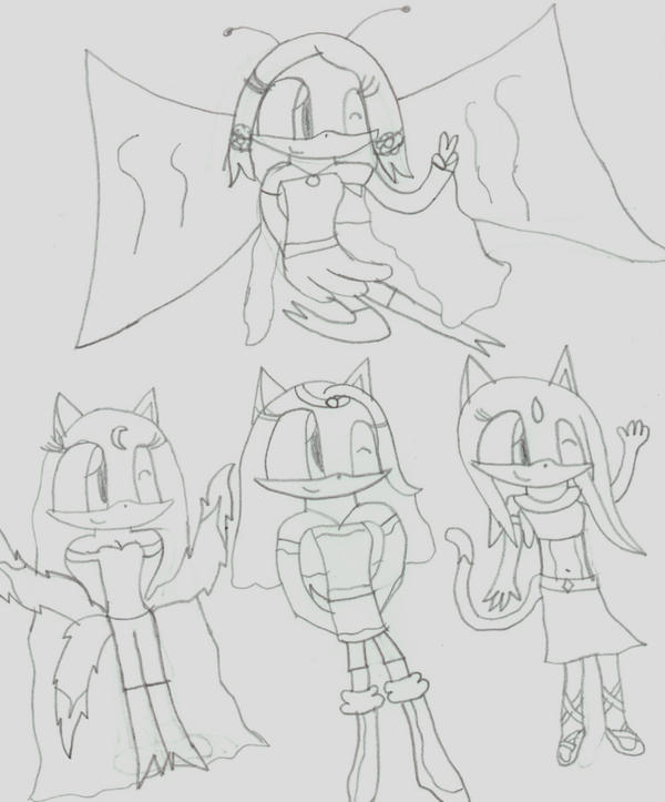 Sonic Girls By Aurasmoonlight On Deviantart