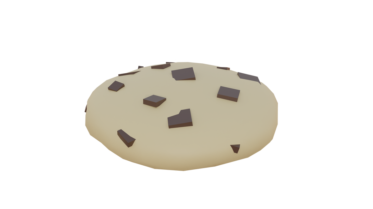 Low Poly Cookie | Blender by Knutoo on DeviantArt Low Poly Cookie | Blender by Knutoo on DeviantArt
