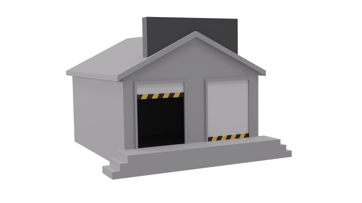 Low Poly Warehouse | Blender by Knutoo on DeviantArt Low Poly Warehouse | Blender by Knutoo on DeviantArt