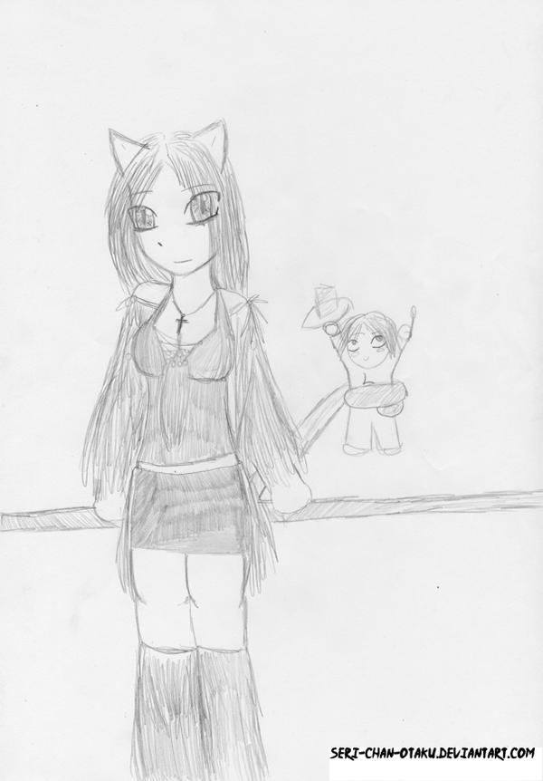 Neko and L para my nee-chan :3 by Seri-chan-otaku on DeviantArt