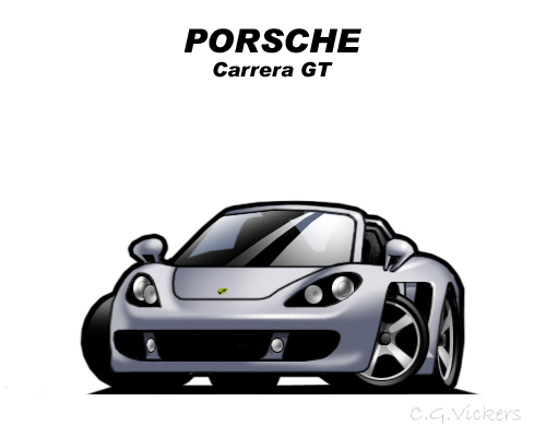 Chibi Porsche Carrera GT by CGVickers on DeviantArt